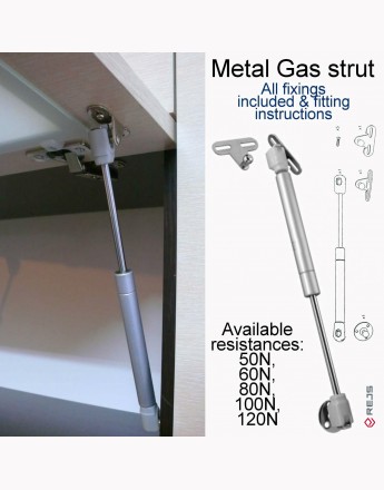 Kitchen storage / Gas Strut Lid Stay Cabinet Door hinge Soft Open/Close ...