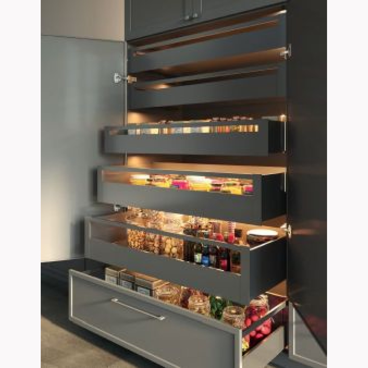 Comfort drawer system / AXIS PRO INNER drawer system - anthracite ...