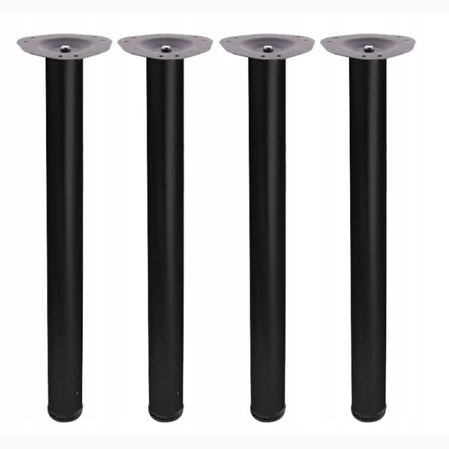 Furniture legs / 4x adjustable table leg - 710 - black - Rejs Ltd UK